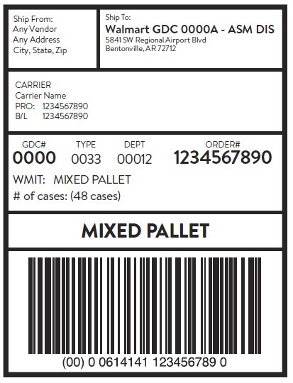 Walmart SSCC-18 Pallet Label ISO/ANSI Compliance Evaluation