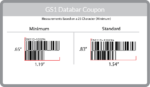 Databar Coupon Dimensions Sizing Range