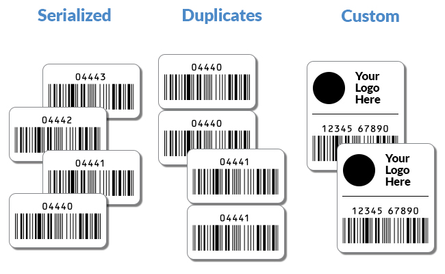 Serialized Labels - Bar Code Graphics Serialized Labels - Bar Code Graphics