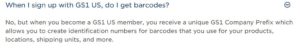 Frequently Asked Questions: UPC Barcodes & GS1 Company Prefixes - Bar ...