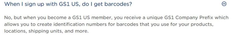 Frequently Asked Questions: UPC Barcodes & GS1 Company Prefixes - Bar ...
