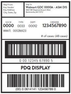 New For 2023: Walmart SSCC-18 Pallet Label - Bar Code Graphics