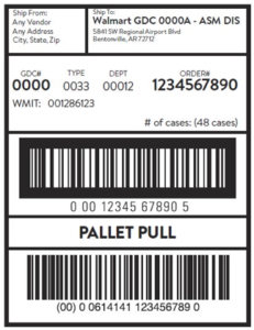 New For 2023: Walmart SSCC-18 Pallet Label - Bar Code Graphics