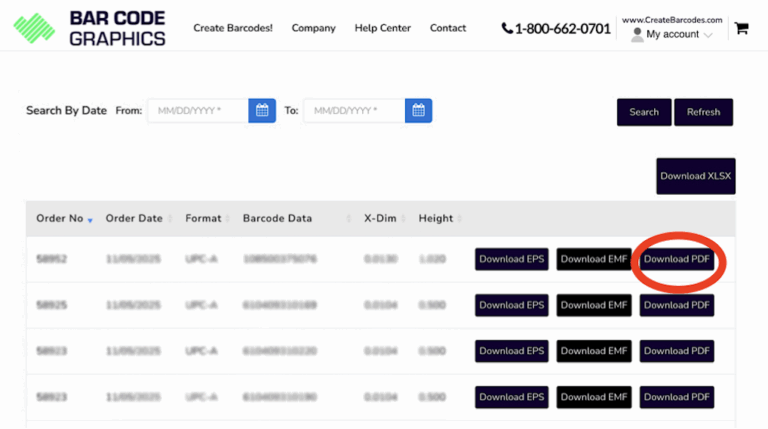 Createbarcodes.com Now Provides PDF Barcode Files - Bar Code Graphics